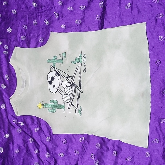 Peanuts | Tops | Peanuts Desert Vibes Snoopy And Woodstock Tank Top ...